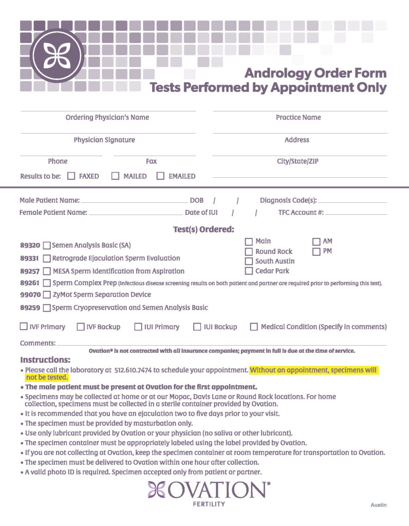 Physician Forms and Instructions